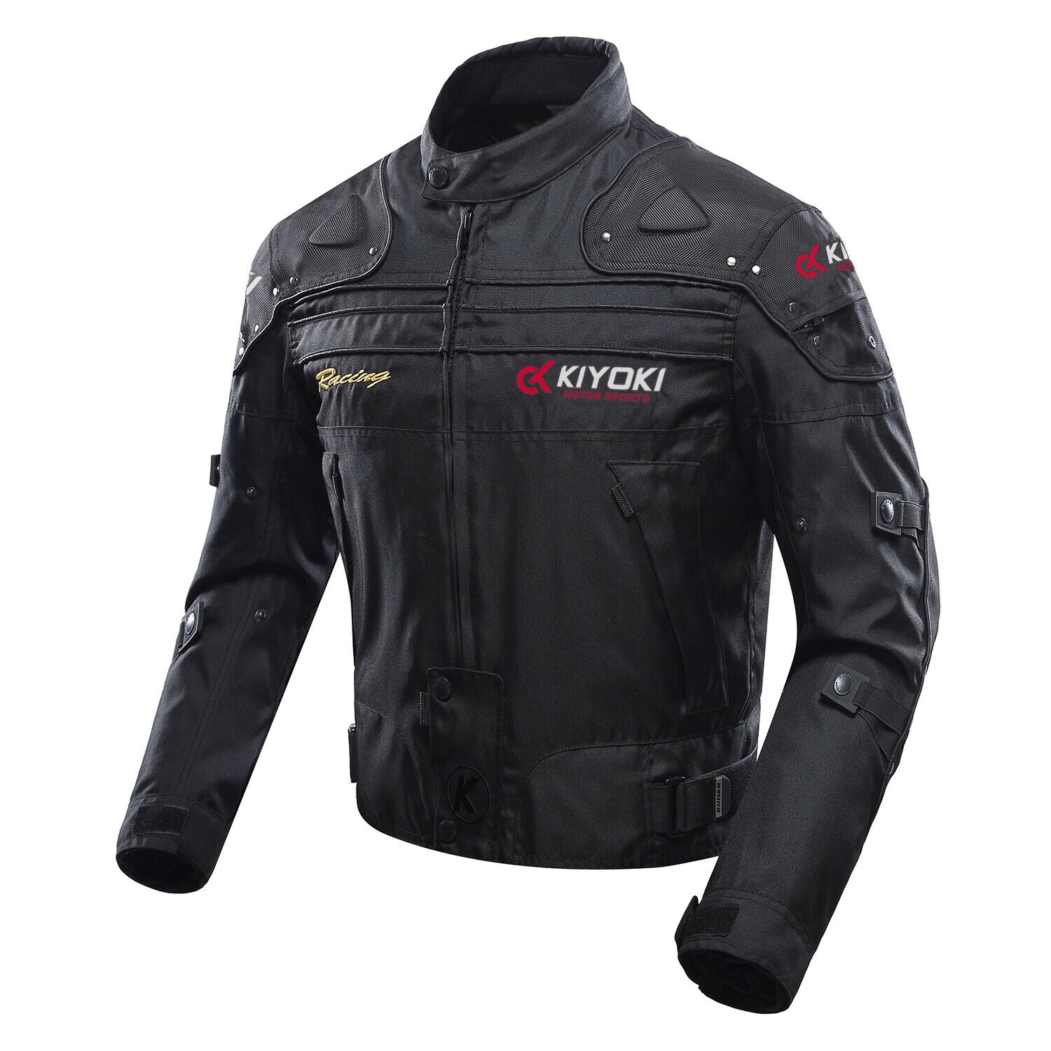 KIYOKI Men's All-Season Motorcycle Jacket - CE Armored, Removable ...